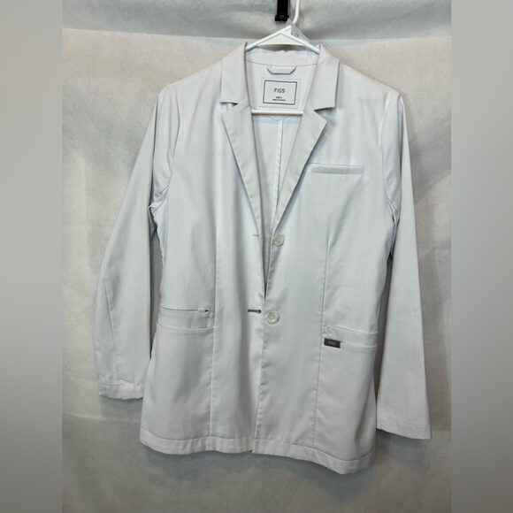 Figs | Jackets & Coats | Figs Scrub White Lab Coat Size Small | Poshmark